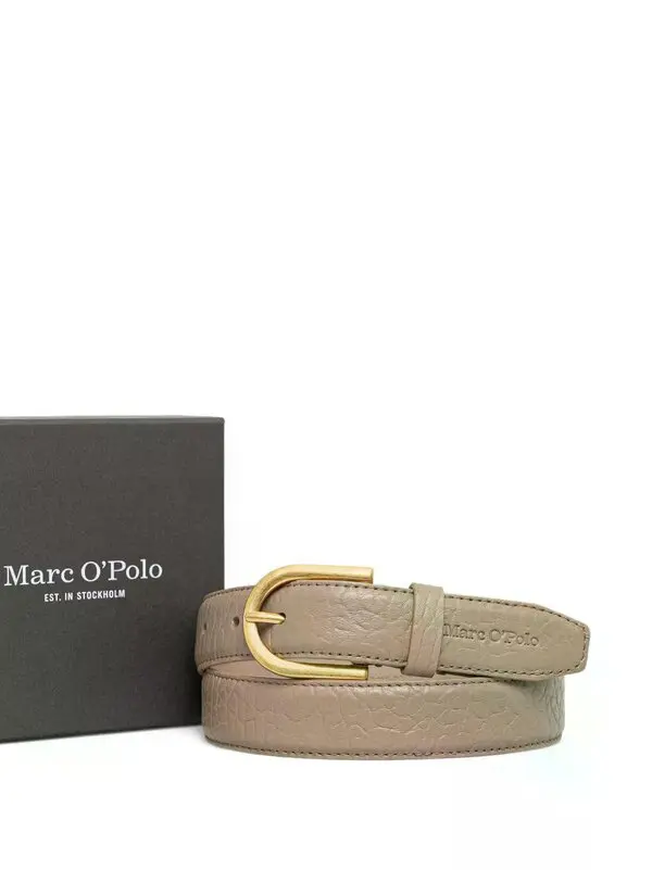 Marc O'polo Grained Leather Buckle Belt