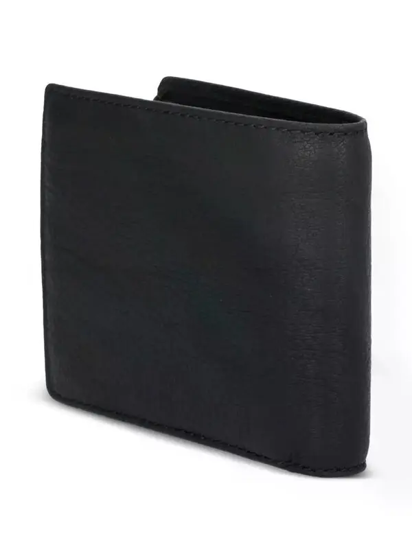 Marc O'polo Logo-motif Grained-leather Wallet - Black