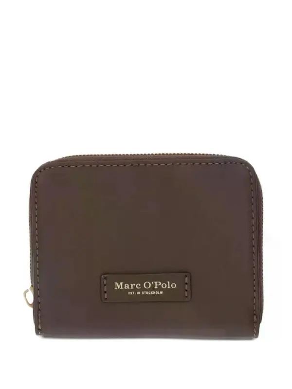 Marc O'polo Logo-patch Zip-around Wallet - Brown