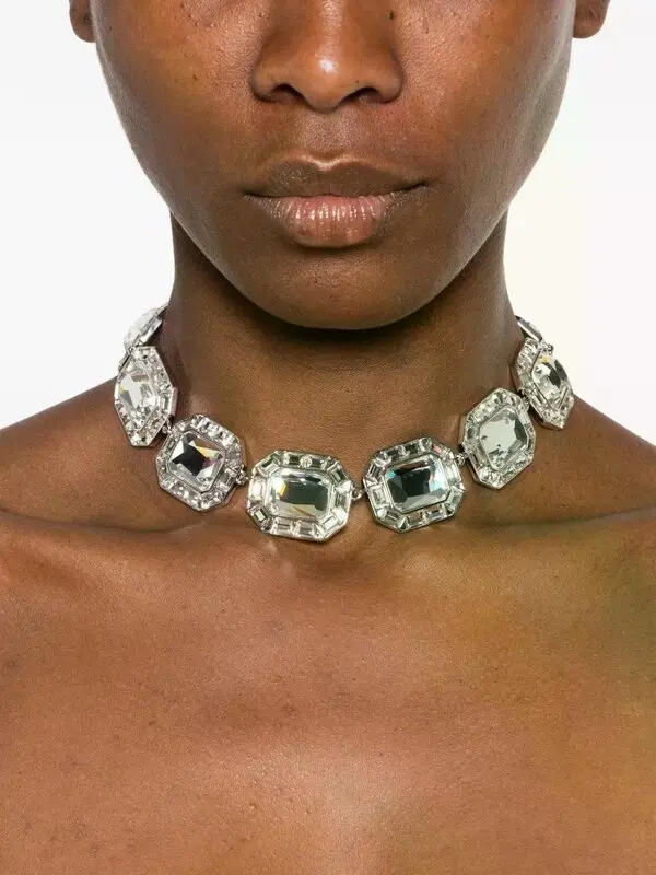SELF-PORTRAIT Crystal Embellished Necklace