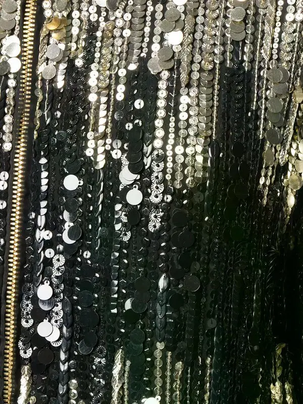 Alberta Ferretti Embellished Coat - Black