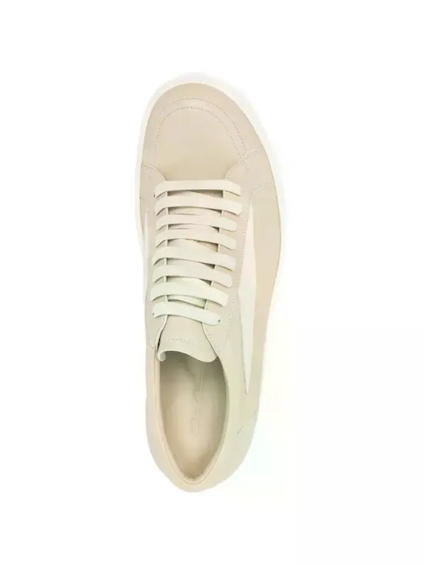 Rick Owens Contrast Panel Lace-up Sneakers