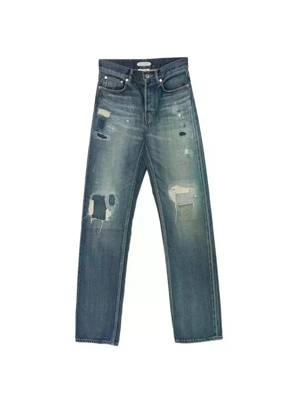 JW Anderson Distressed Patchwork Jeans - Blue