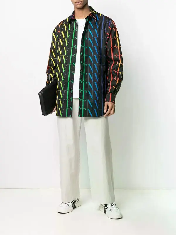 Valentino Garavani Vltn Times Printed Shirt