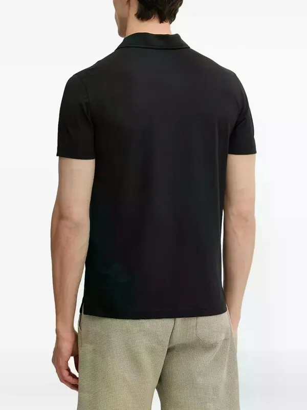 TRUSSARDI Logo-embroidered Piqué Polo Shirt