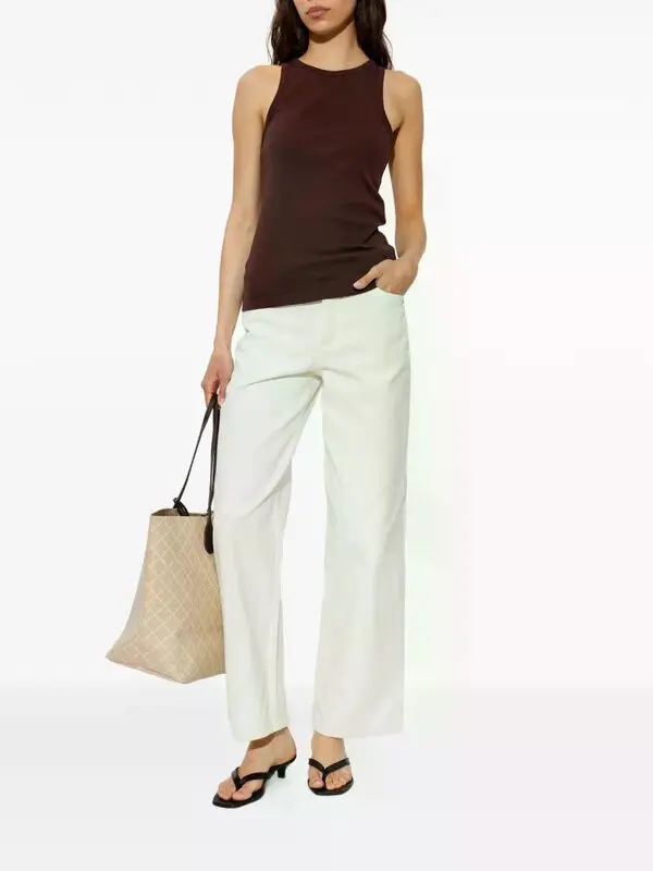 BY MALENE BIRGER Mani Ribbed-knit Tank Top - Red