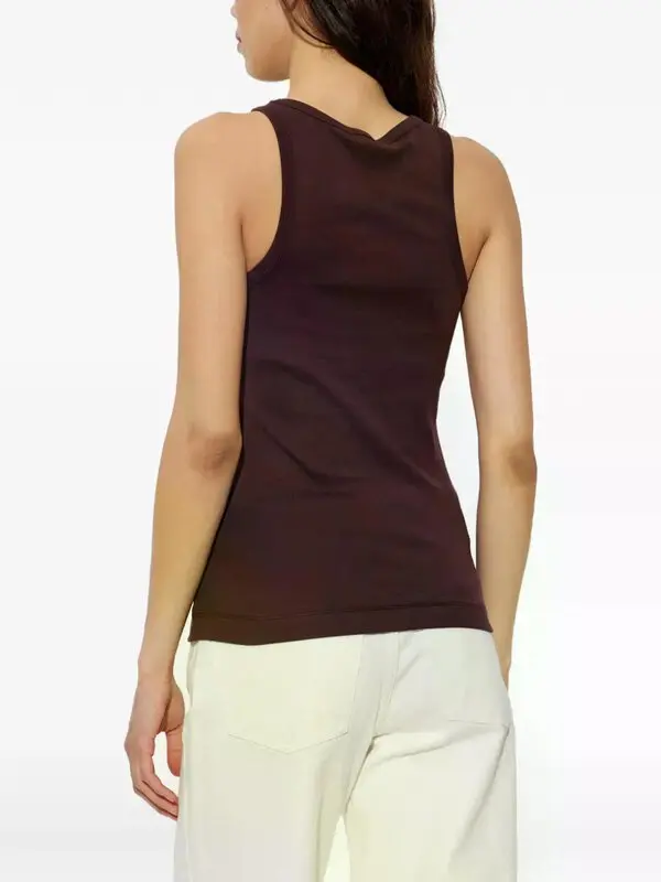 BY MALENE BIRGER Mani Ribbed-knit Tank Top - Red