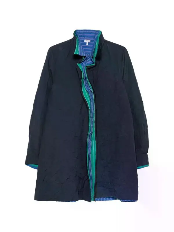 Loewe Crinkled Effect Ruffled Mini Dress