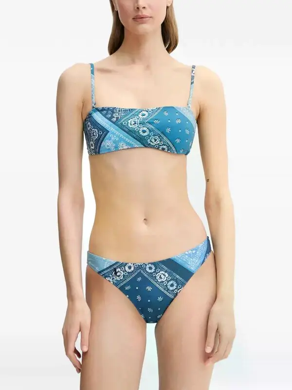 Polo Ralph Lauren Paisley Print Bandeau Bikini Top