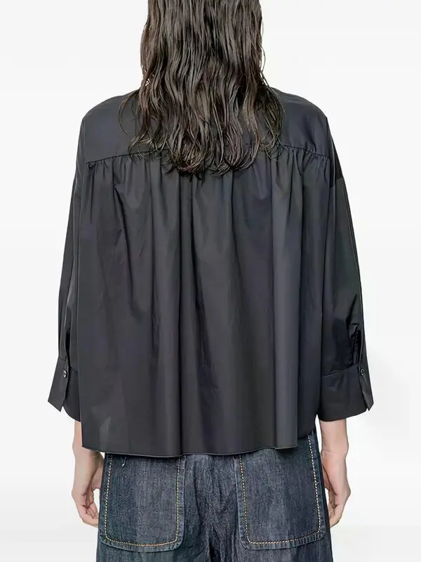 SUSANNE BOMMER Relaxed Fit Gathered Blouse