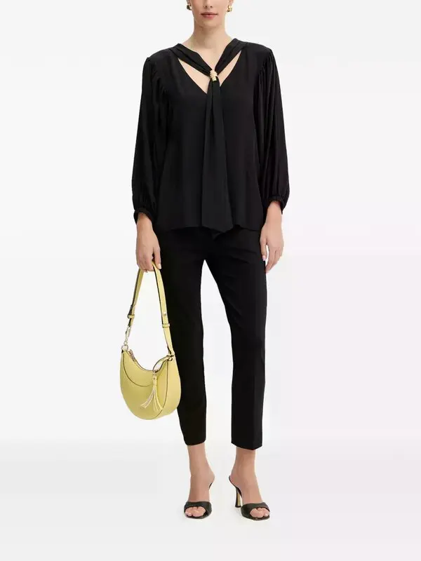 SIMONA CORSELLINI Gathered-sleeve Blouse