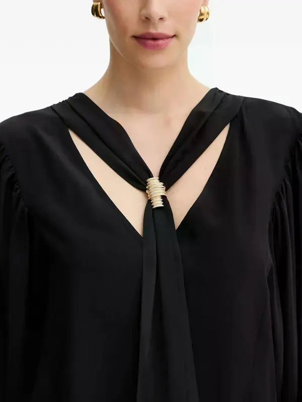 SIMONA CORSELLINI Gathered-sleeve Blouse