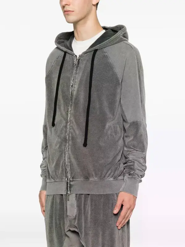 THOM KROM Terry Cloth Hoodie
