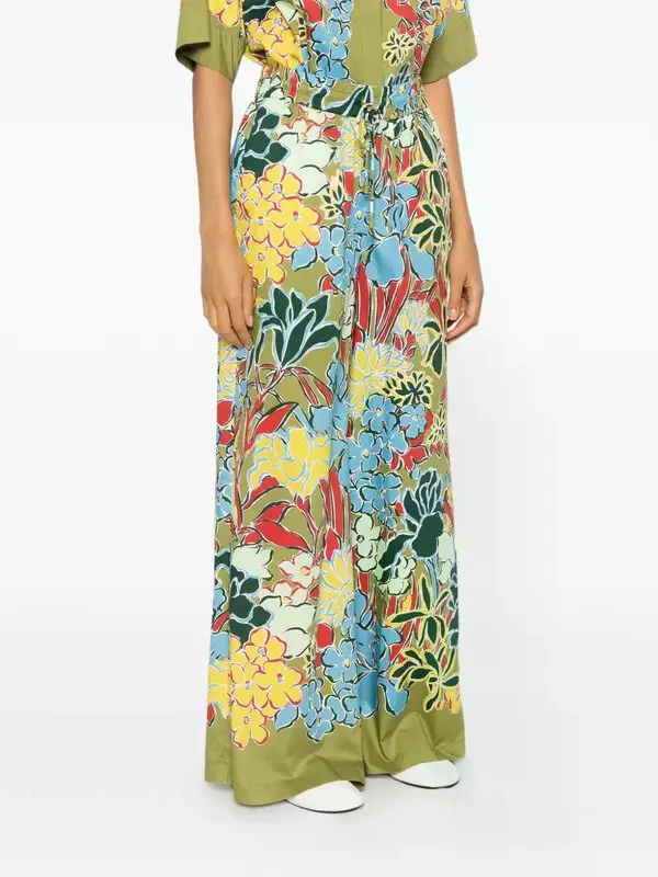 ALEMAIS Solstice Floral-print Palazzo Pants