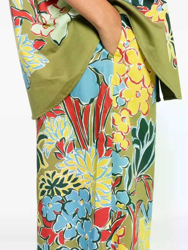 ALEMAIS Solstice Floral-print Palazzo Pants