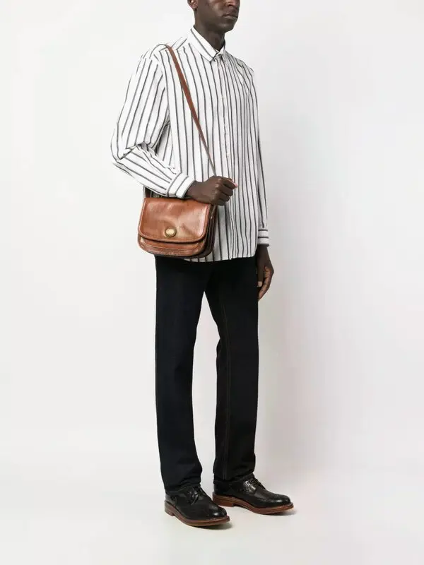 THE BRIDGE Story Leather Crossbody Bag - Brown
