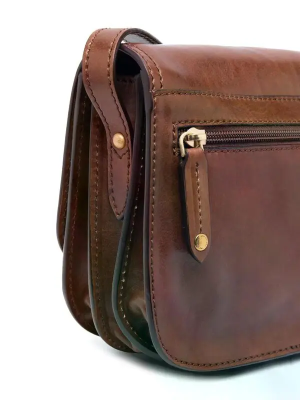 THE BRIDGE Story Leather Crossbody Bag - Brown