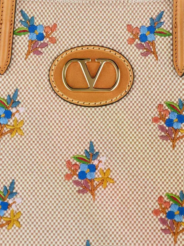 Valentino Garavani Antibes Medium Shopping Bag - Neutrals