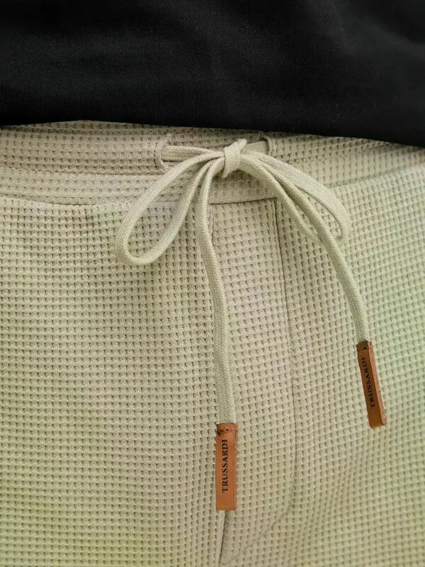 TRUSSARDI Waffle Knit Drawstring Shorts