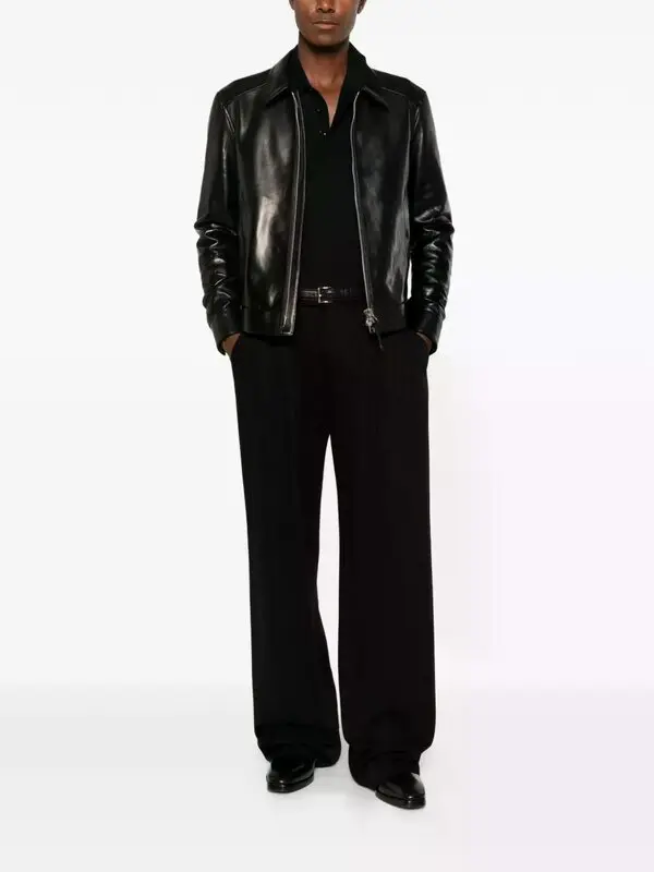 TOM FORD Zip-up Leather Jacket