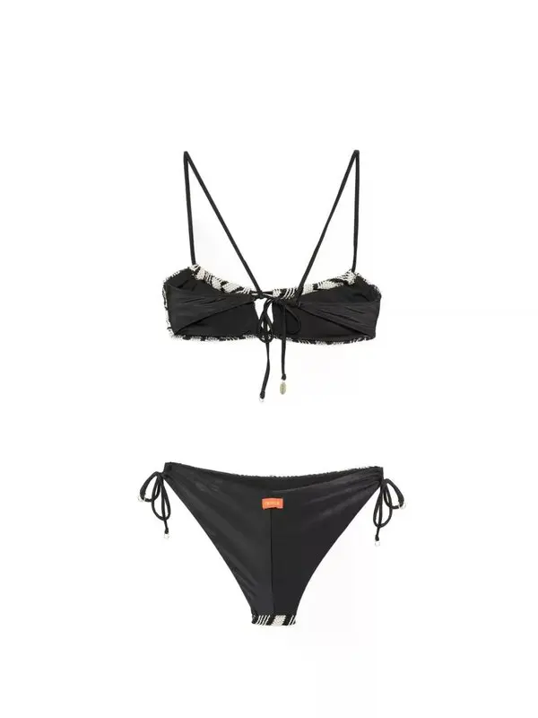 COTAZUR Chevron Knit Bikini Set
