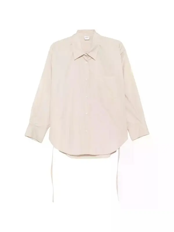 Aspesi Long-sleeve Shirt With Chest Pocket - Neutrals