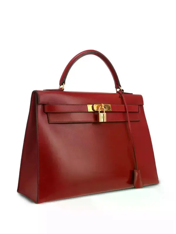 Hermès 1995 32 Kelly Handbag - Red