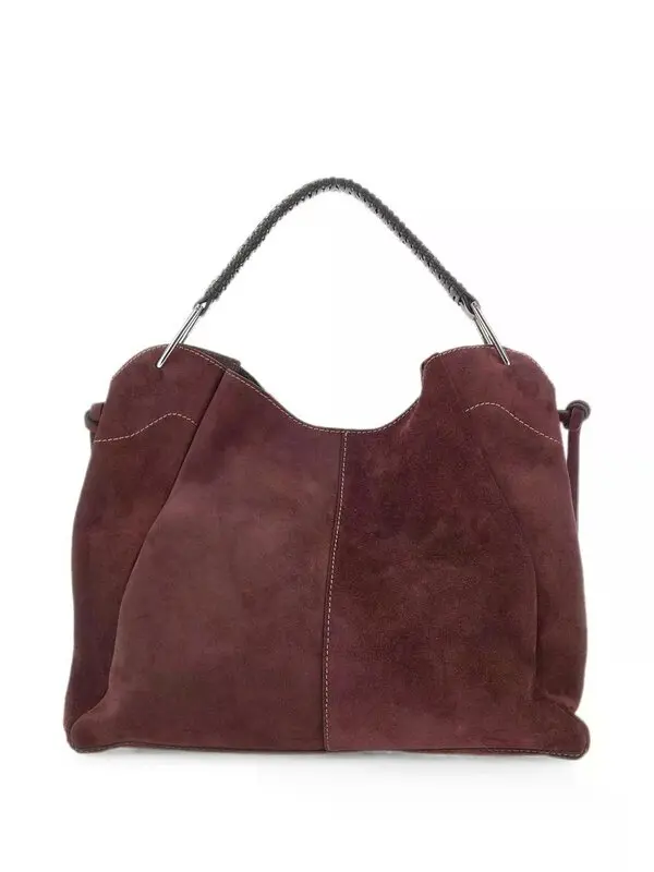GIANNI CHIARINI Suede Tote Bag - Red