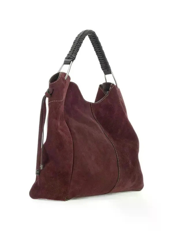 GIANNI CHIARINI Suede Tote Bag - Red
