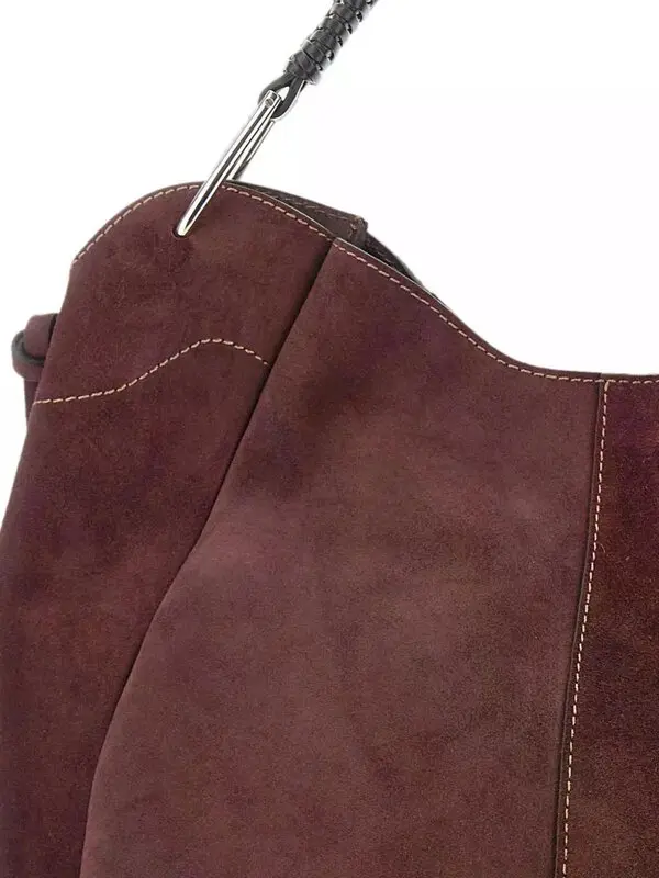 GIANNI CHIARINI Suede Tote Bag - Red
