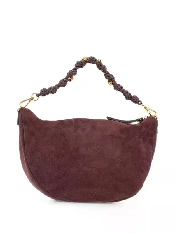 GIANNI CHIARINI Suede Shoulder Bag - Red