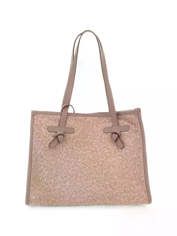 MARCELLA CLUB Bouclé-effect Shoulder Bag - Pink