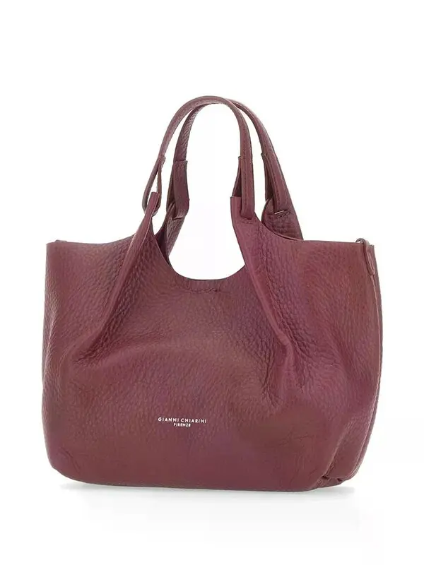 GIANNI CHIARINI Dua Pebbled Leather Tote Bag
