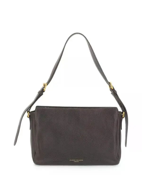 GIANNI CHIARINI Laura Leather Shoulder Bag - Brown