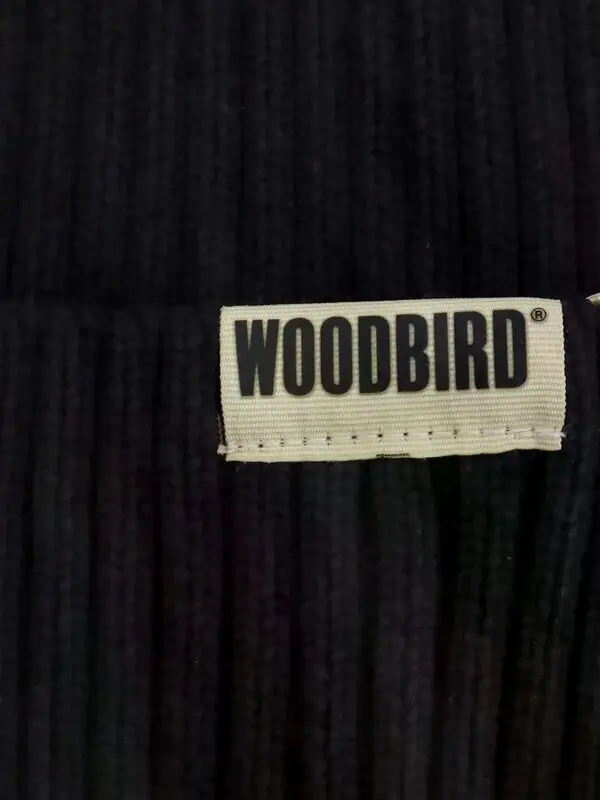 WOODBIRD Ribbed Knit Beanie Hat