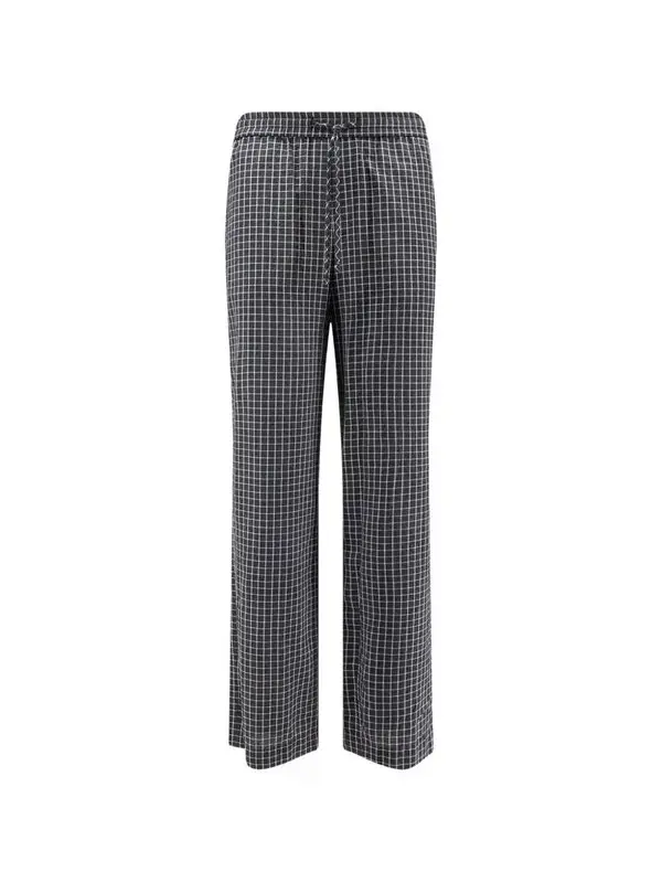 DUNST Check-pattern Pajamas - Black