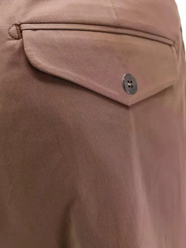 GERMANO 1952 Berlin Fit Pleated Trousers - Brown