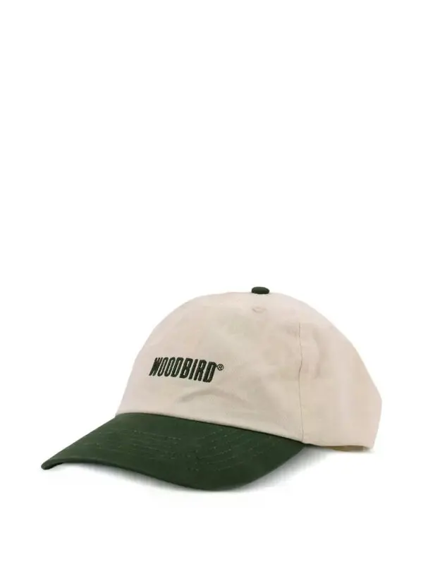 WOODBIRD Logo-embroidered Twill Cap