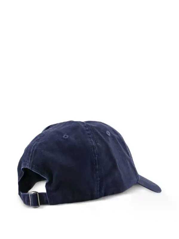WOODBIRD Logo Embroidered Cotton Cap - Blue