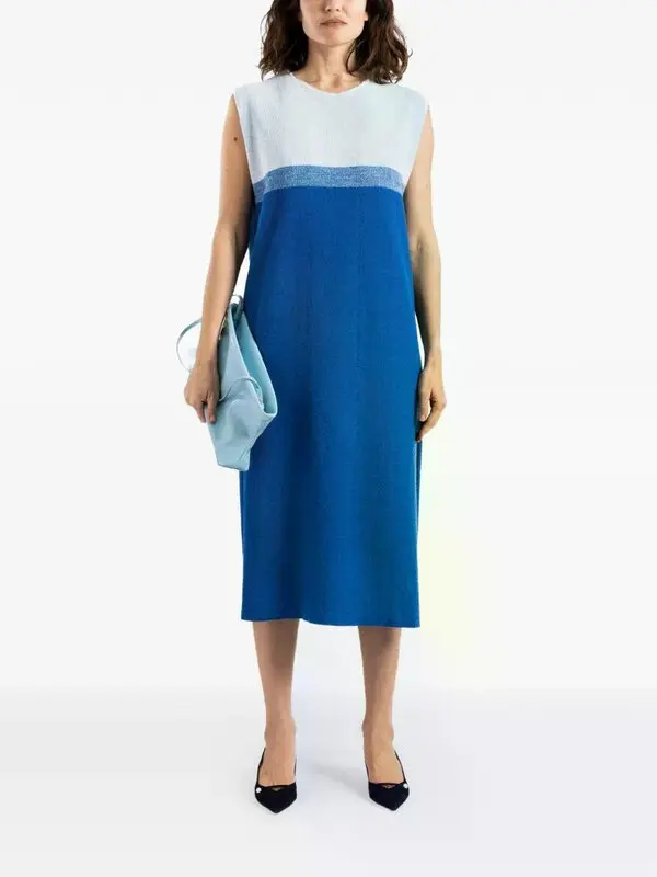 BIELO Sleeveless Double-face Midi Dress