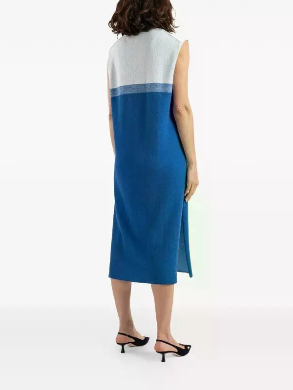 BIELO Sleeveless Double-face Midi Dress