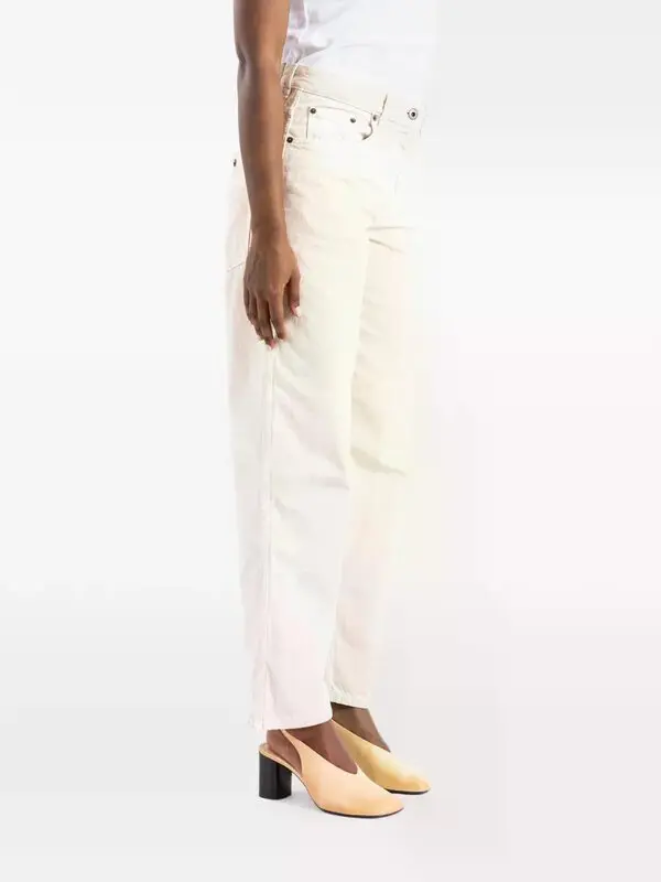 CASEY CASEY Paulo Straight-leg Jeans In Ivory Cotton