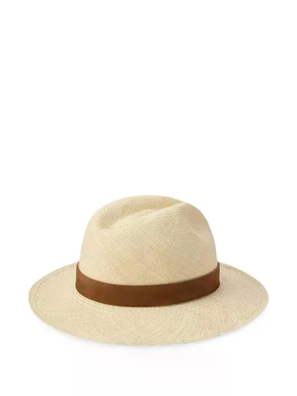 Polo Ralph Lauren Woven Fedora Hat - Neutrals