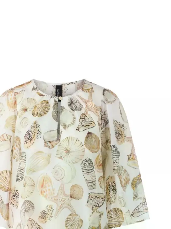 MARCCAIN Seashell Print Blouse