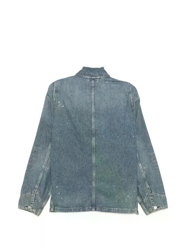 Carhartt Work In Progress Logo Patch Denim Jacket