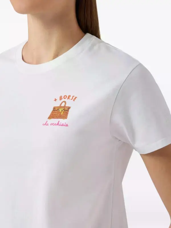 MC2 SAINT BARTH Emilie Rhinestone-embellished T-shirt