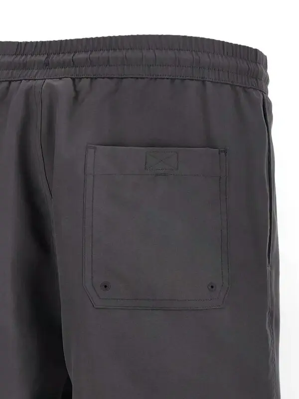 Carhartt Work In Progress Chase Logo-embroidered Swim Shorts - Grey