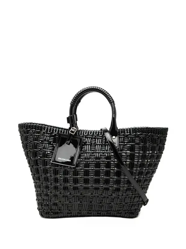 Balenciaga Bistro Basket Bag Satchel - Black