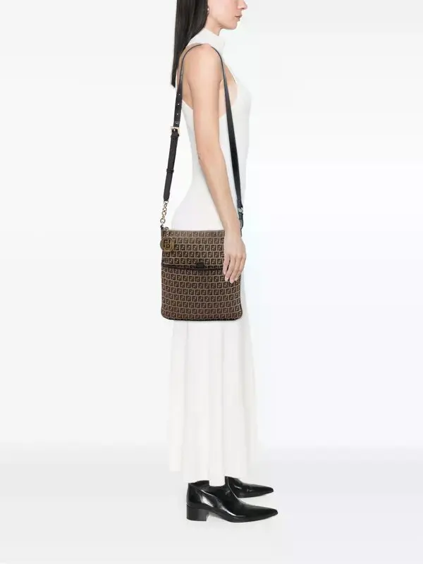 Fendi Zucchino Canvas Crossbody Bag