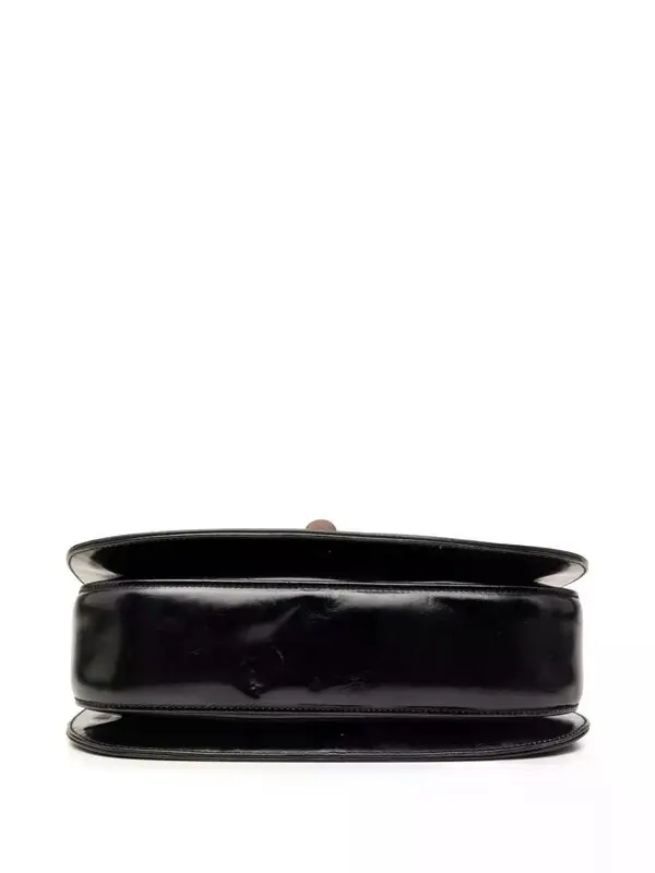 Gucci Calfskin Bamboo Night Satchel - Black